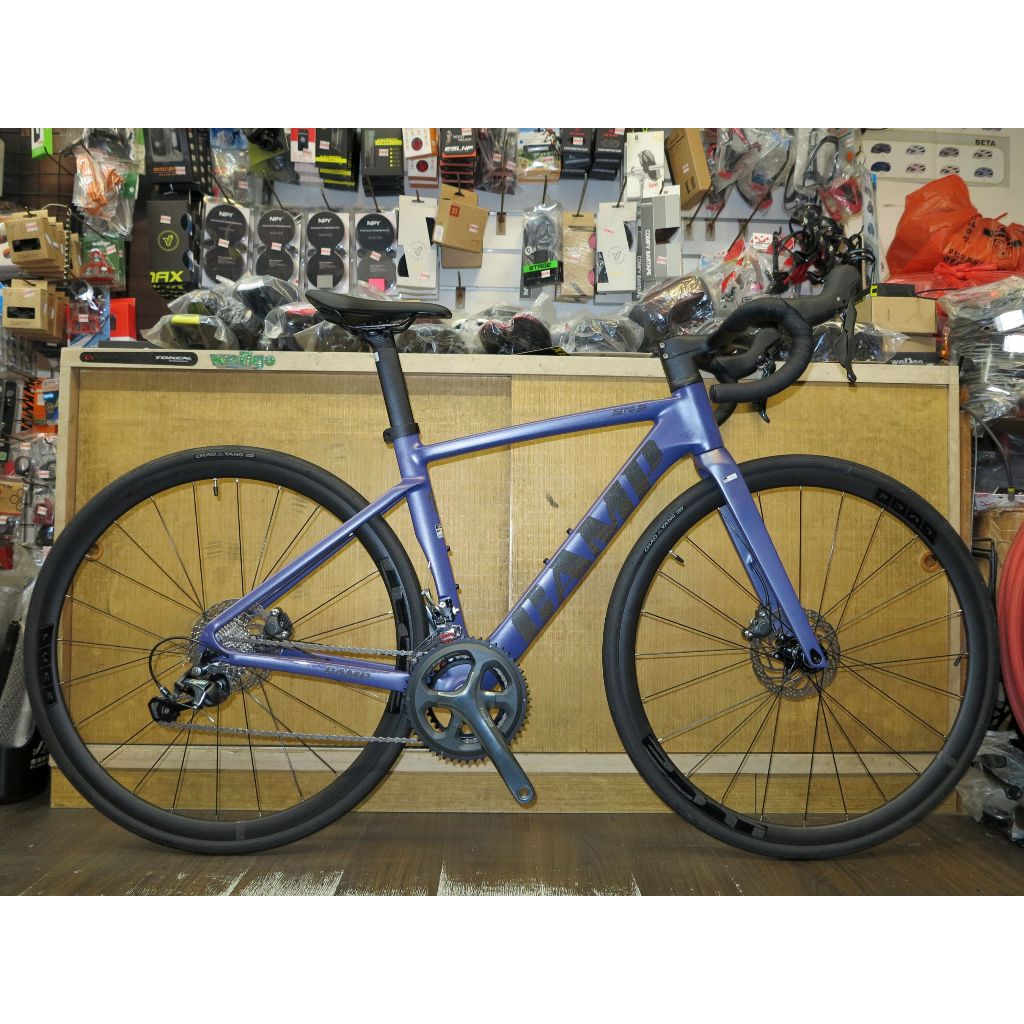 【冠鑫自行車】CAMP 坎普 SR5 SHIMANO TIAGRA 20速 油壓碟煞 鋁合金 碳纖維一體把公路車 太空紫 | 蝦皮購物