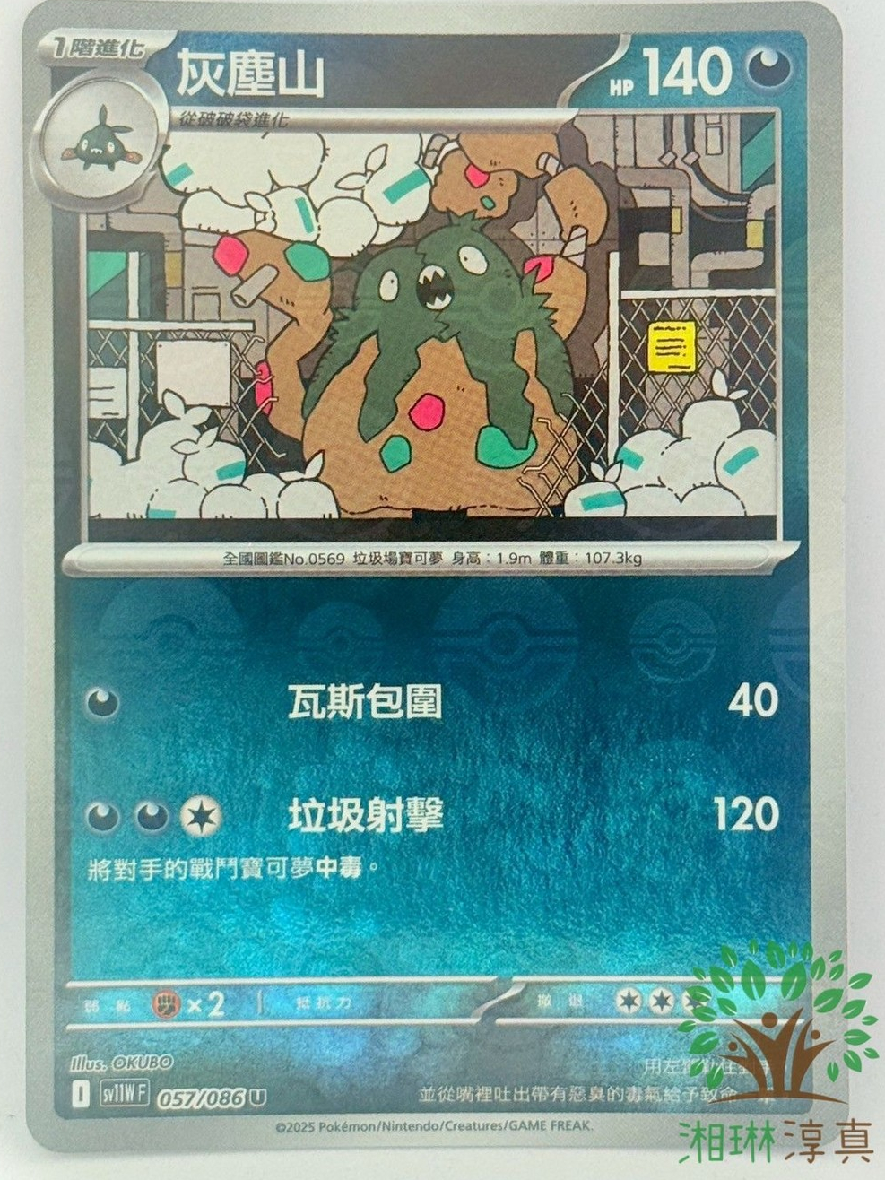 【湘琳淳真】寶可夢 PTCG 灰塵山 SV11W 057 精靈 球閃 閃卡 純白閃焰 中文 正版 卡牌 | 蝦皮購物