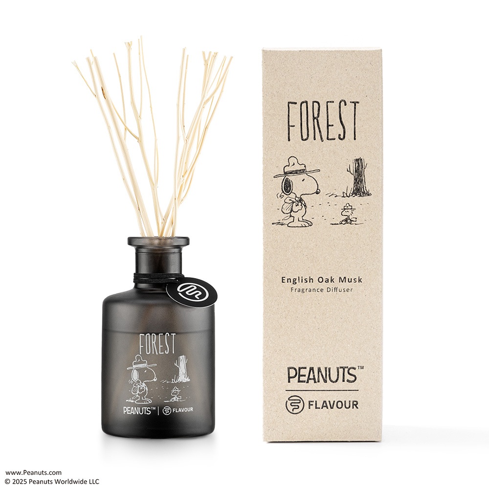 FLAVOUR x PEANUTS™聯名系列 Snoopy FOREST｜香氛擴香｜橡木麝香調 | 蝦皮購物
