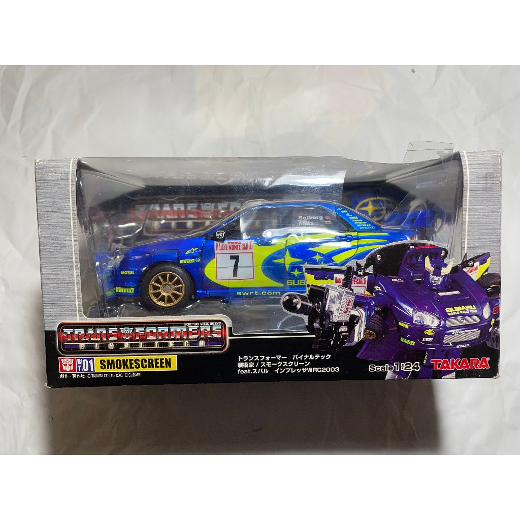 [限量版] 變形金剛 Binaltech BT 01 7號車 煙幕Smokescreen Subaru Impreza | 蝦皮購物