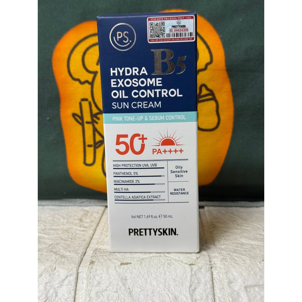 PRETTYSKIN HYDRA B5 EXOSOME OIL CONTROL SUN CREAM 50ml | 蝦皮購物