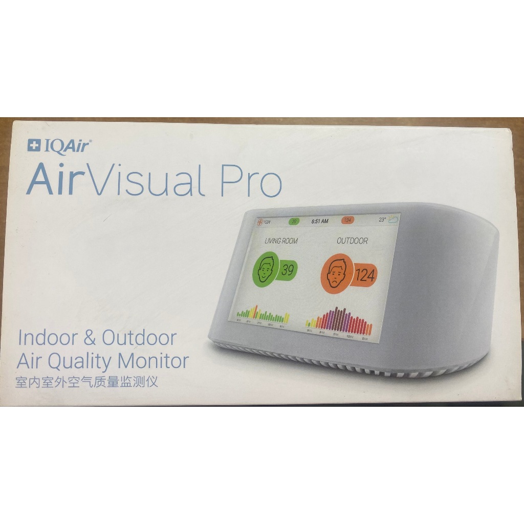 二手 IQAir_AirVisual_Pro 空氣偵測器 | 蝦皮購物