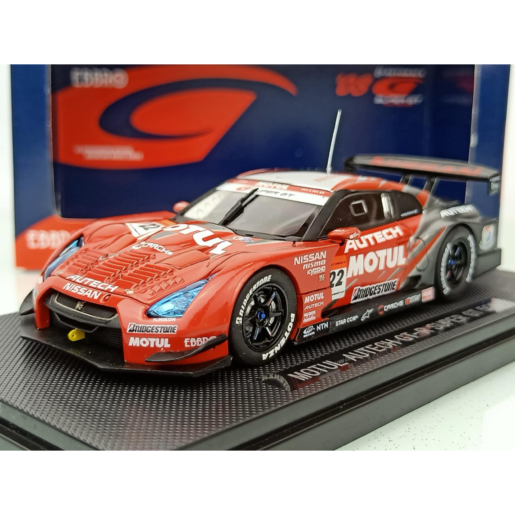 EBBRO 1:43 (1/43) Nissan GTR R35 Super GT MOTUL 日產 GT-R 模型車 | 蝦皮購物