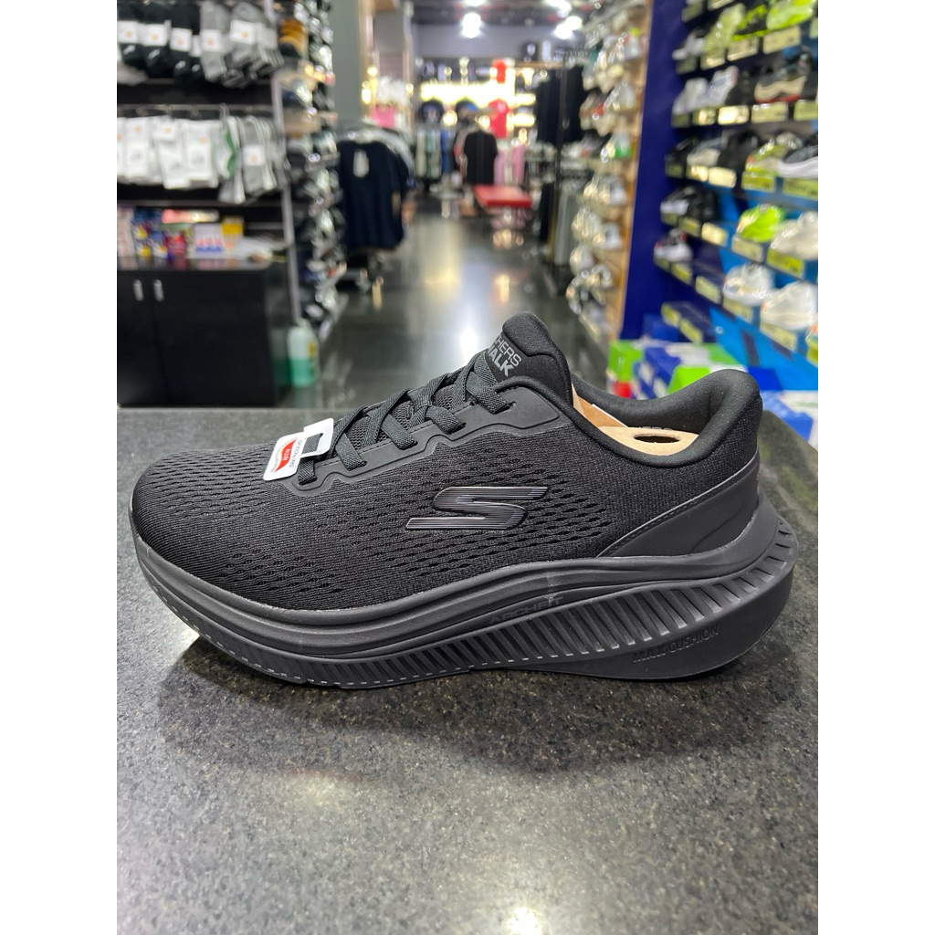 SKECHERS GO WALK MAX CUSHIONING ARCH FIT 男款 慢跑鞋 216354BBK 全黑 | 蝦皮購物