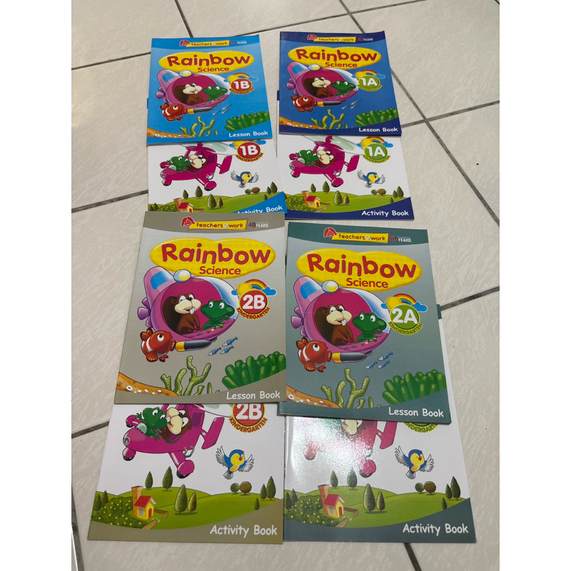 （正版）SAP Rainbow Science K1K2 彩虹幼兒園科學教材8冊 | 蝦皮購物