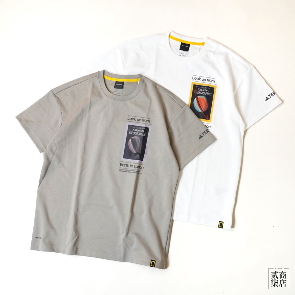 貳柒商店) ADIDAS NATIONAL 男女款 國家地理 聯名 短袖 戶外 寬鬆 KC2349 KC2350 | 蝦皮購物