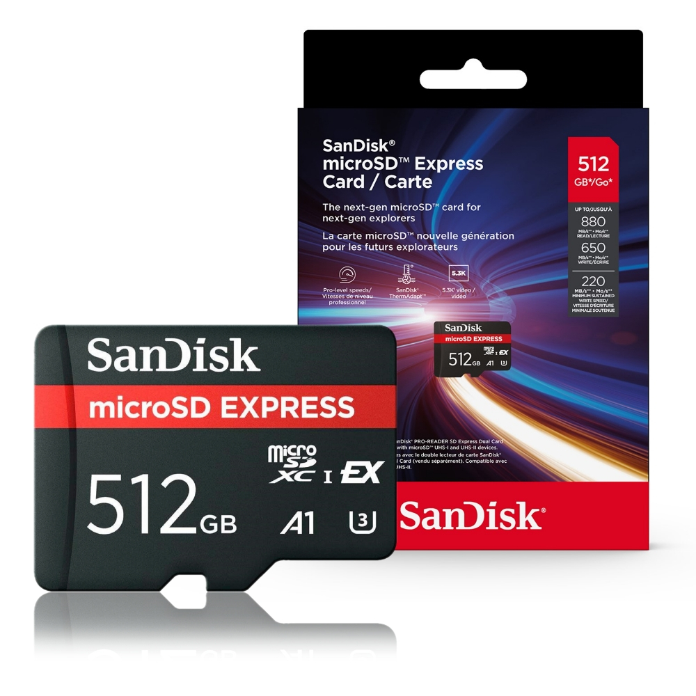 SanDisk EXPRESS microSDXC EX A2 U3 UHS-I SWITCH2 專用記憶卡-512GB | 蝦皮購物