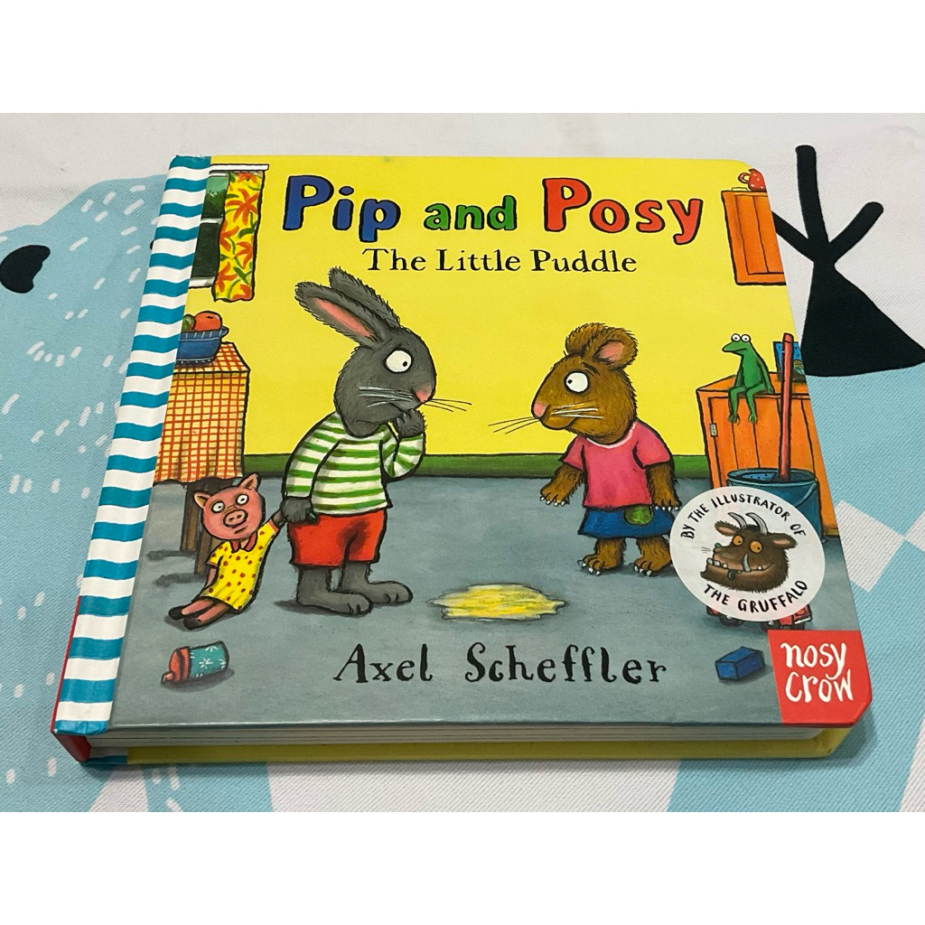 英文 童書 Pip and Posy The Little Puddle 皮皮與波西 小水窪 硬頁書 精裝本 | 蝦皮購物