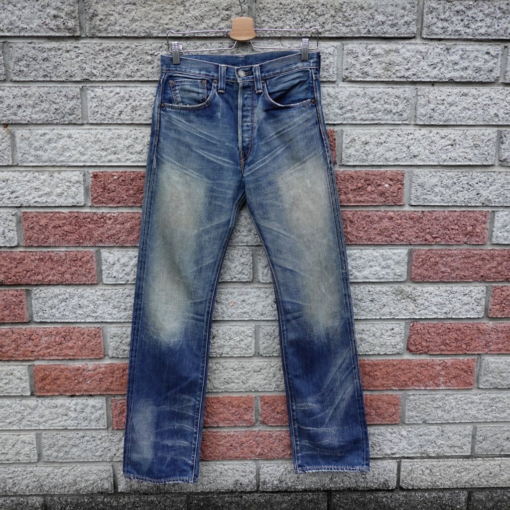 levis 501 二手牛仔褲-正品 LVC 日製 赤耳 側水洗-(levis 47501-0018)-W32 | 蝦皮購物