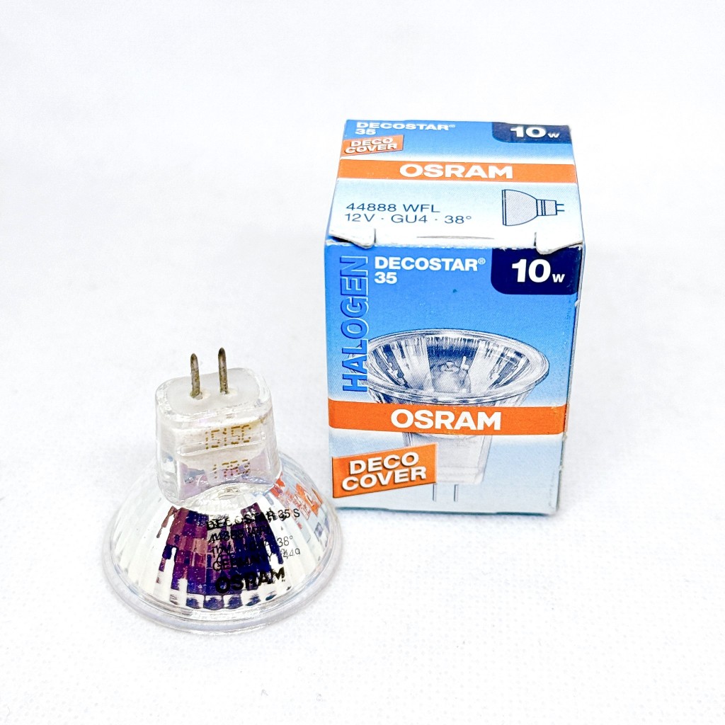 OSRAM 歐司朗 44888 WFL 12V 10W GU4 35mm DECOSTAR MR11 鹵素燈泡 德國製 | 蝦皮購物