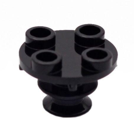 COOLPON｜這是樂高®LEGO®的正版零件 黑色 Plate Round 2x2 支架 40145 6252373 | 蝦皮購物