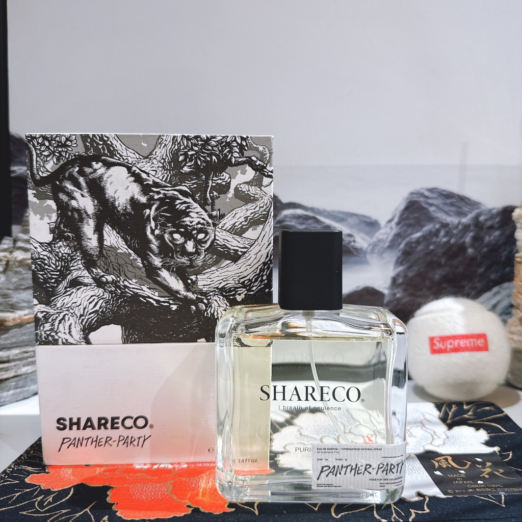 專櫃購入1880元 SHARECO 維吉尼亞麝香 PANTHER-PARTY（男性⽊質調）100ml E.SO瘦子代言 | 蝦皮購物