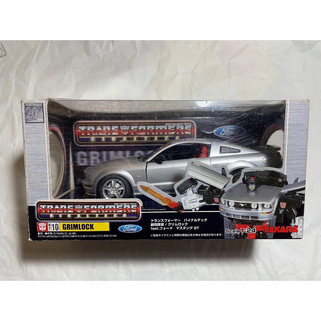 [無內包無人物卡] 變形金剛 Binaltech BT 10 鋼鎖 Grimlock Ford Mustang GT | 蝦皮購物