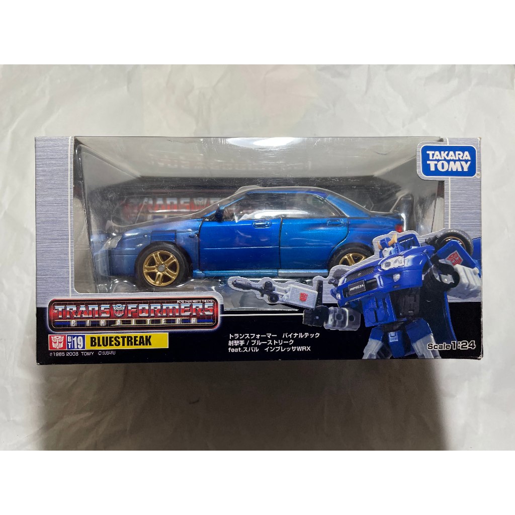 [盒說全] 變形金剛 Binaltech BT 19 藍霹靂 Bluestreak Subaru Impreza WRX | 蝦皮購物
