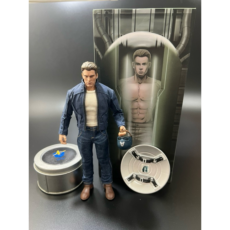 Nota Studio 1/12 Captain America 6" 方大頭 6吋1/12 便服版 美國隊長 1.0版 | 蝦皮購物