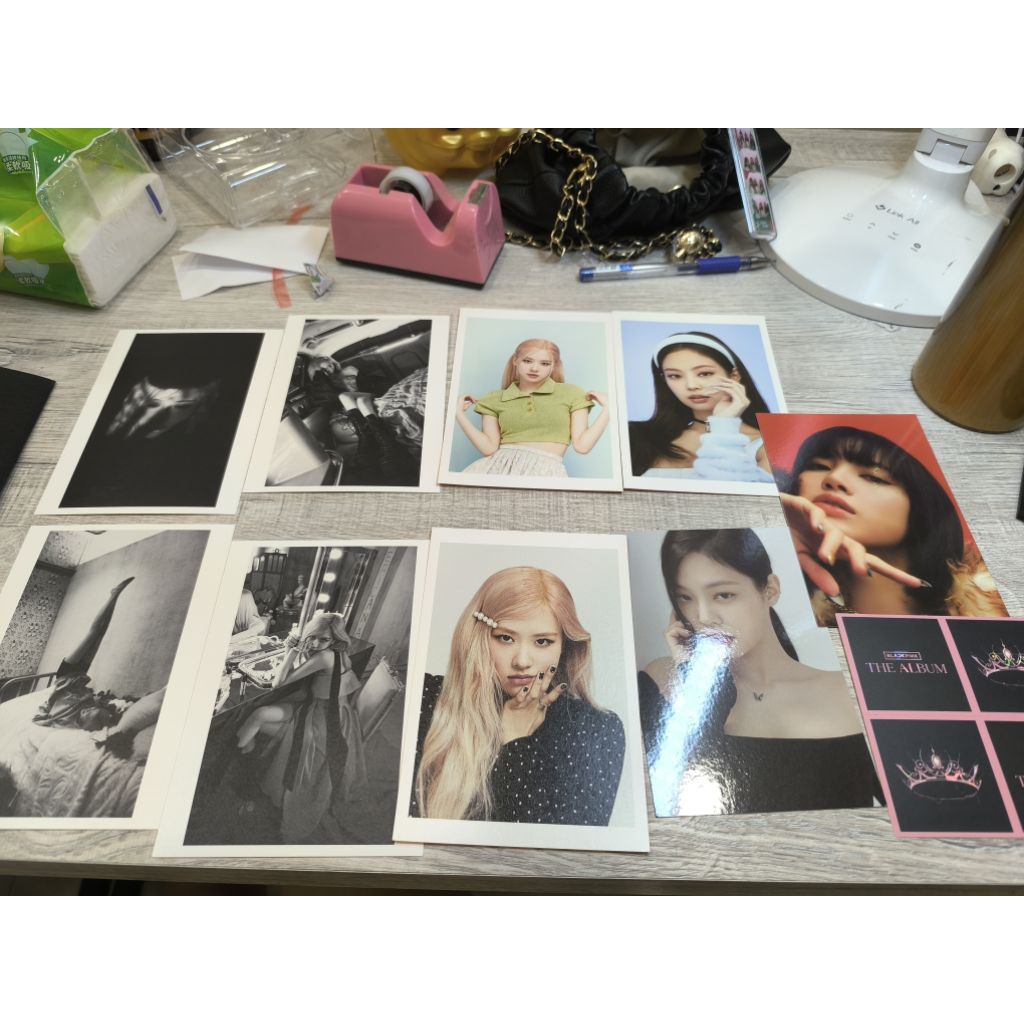 blackpink rosé 專輯明信片 年曆明信片 the ablum明信片Jennie lisa 貼紙 | 蝦皮購物