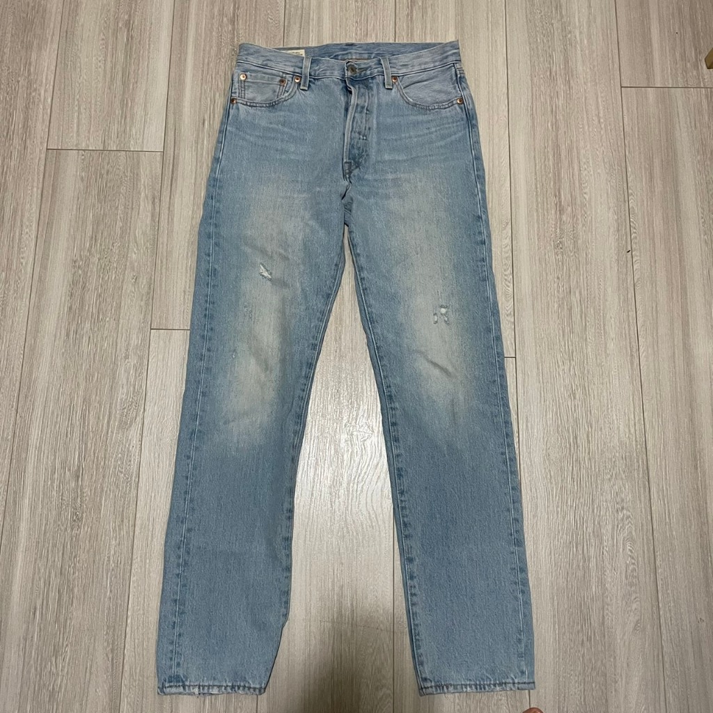 復刻款 Levi's levis 501 A4677-0006 w30 L32 淺藍刷色直筒牛仔褲 505 502 | 蝦皮購物
