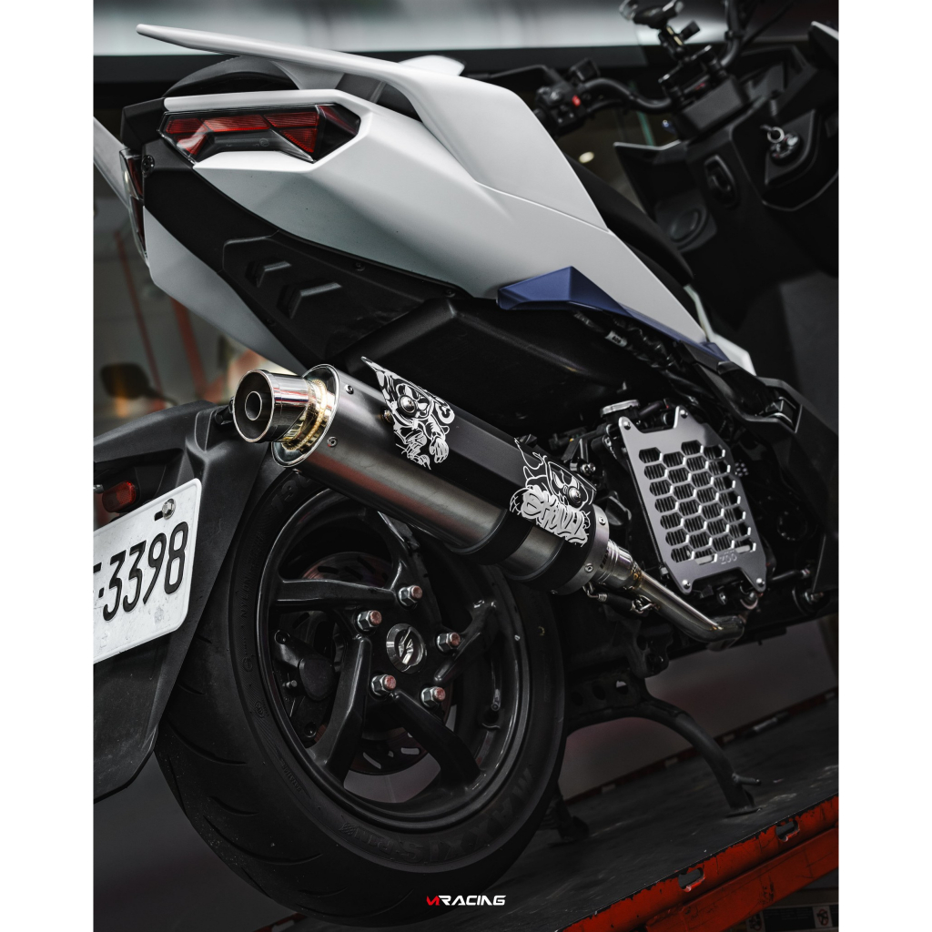 【炫富精品】亞杰骷髏PL1 合法認證 白鐵排氣管 六代/JETSL/MMBCU/DRG/水冷B/FORCE2.0 | 蝦皮購物