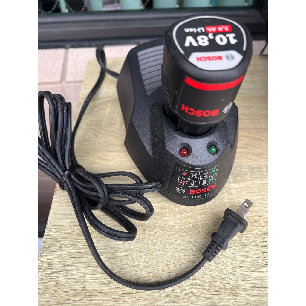 博世原廠BOSCH AL1130CV 充電器+10.8V 2.0AH電池 | 蝦皮購物