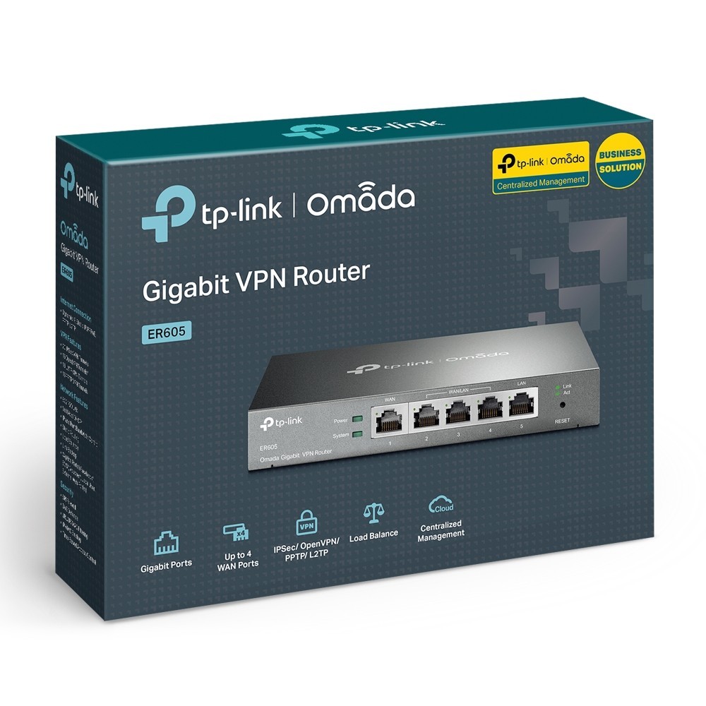@3C批發@全新 TP-LINK Omada ER605 Gigabit VPN 路由器 分享器 | 蝦皮購物
