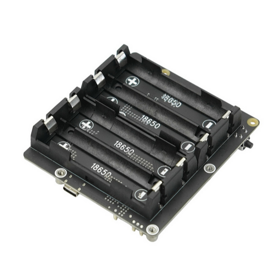 【台灣物聯】Raspberry Pi 5 18650 Battery UPS HAT 不斷電擴展板 (5.1V 5A) | 蝦皮購物