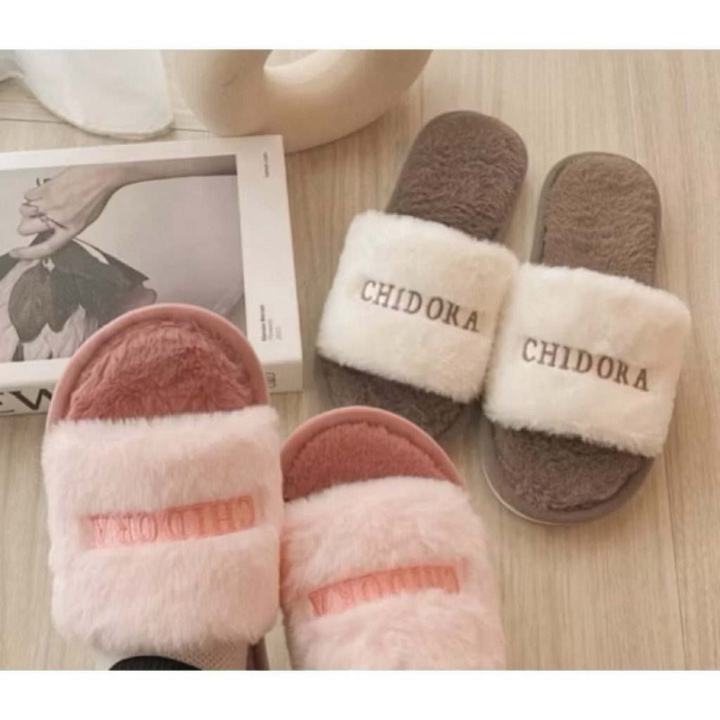全新 𝗖𝗵𝗶𝗗𝗼𝗥𝗮 奇朶菈 毛毛拖鞋 拖鞋現貨 | 蝦皮購物