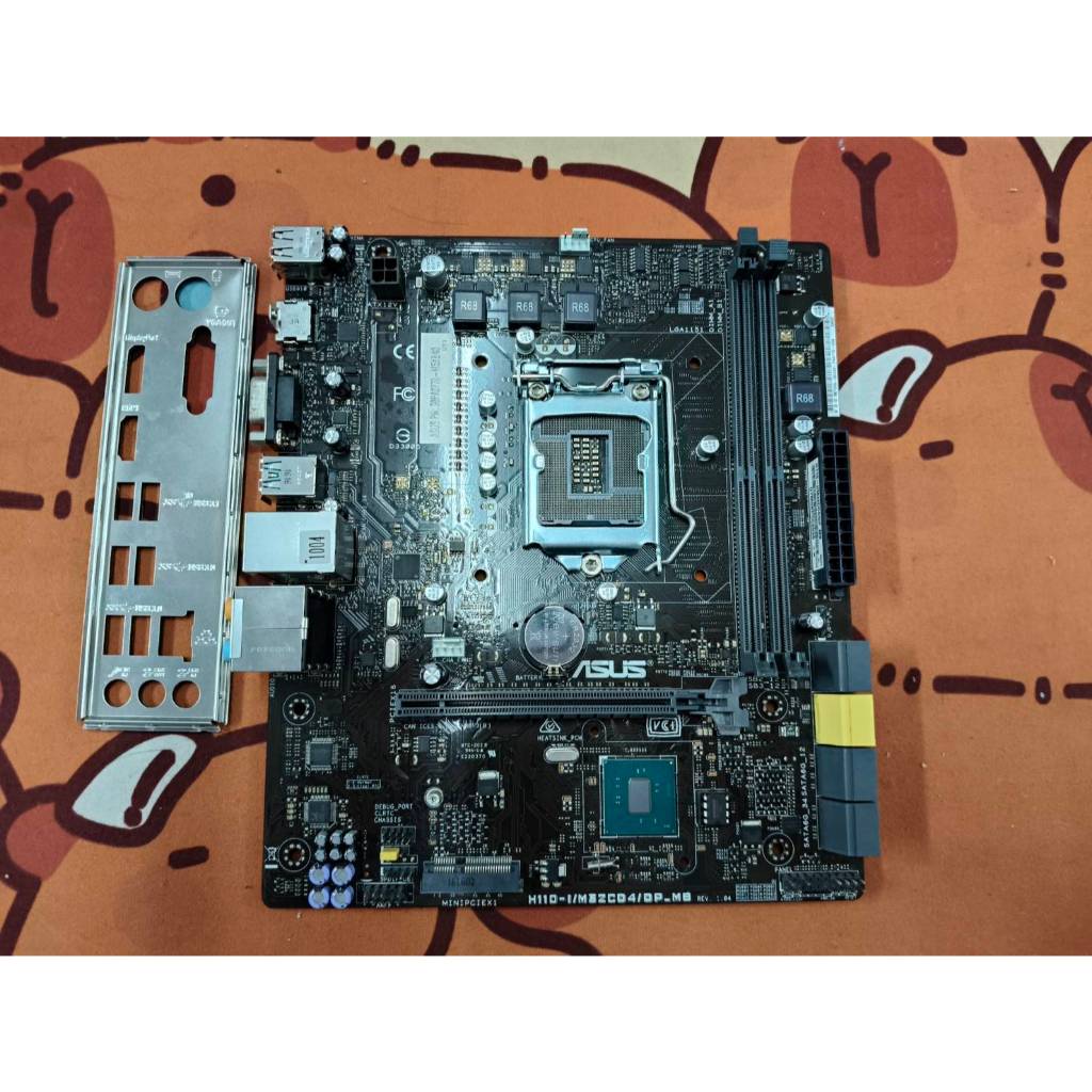 葛媽電腦 二手華碩6代主機板ASUS H110M-I/M32CD4/DP_MB 保一個月 | 蝦皮購物