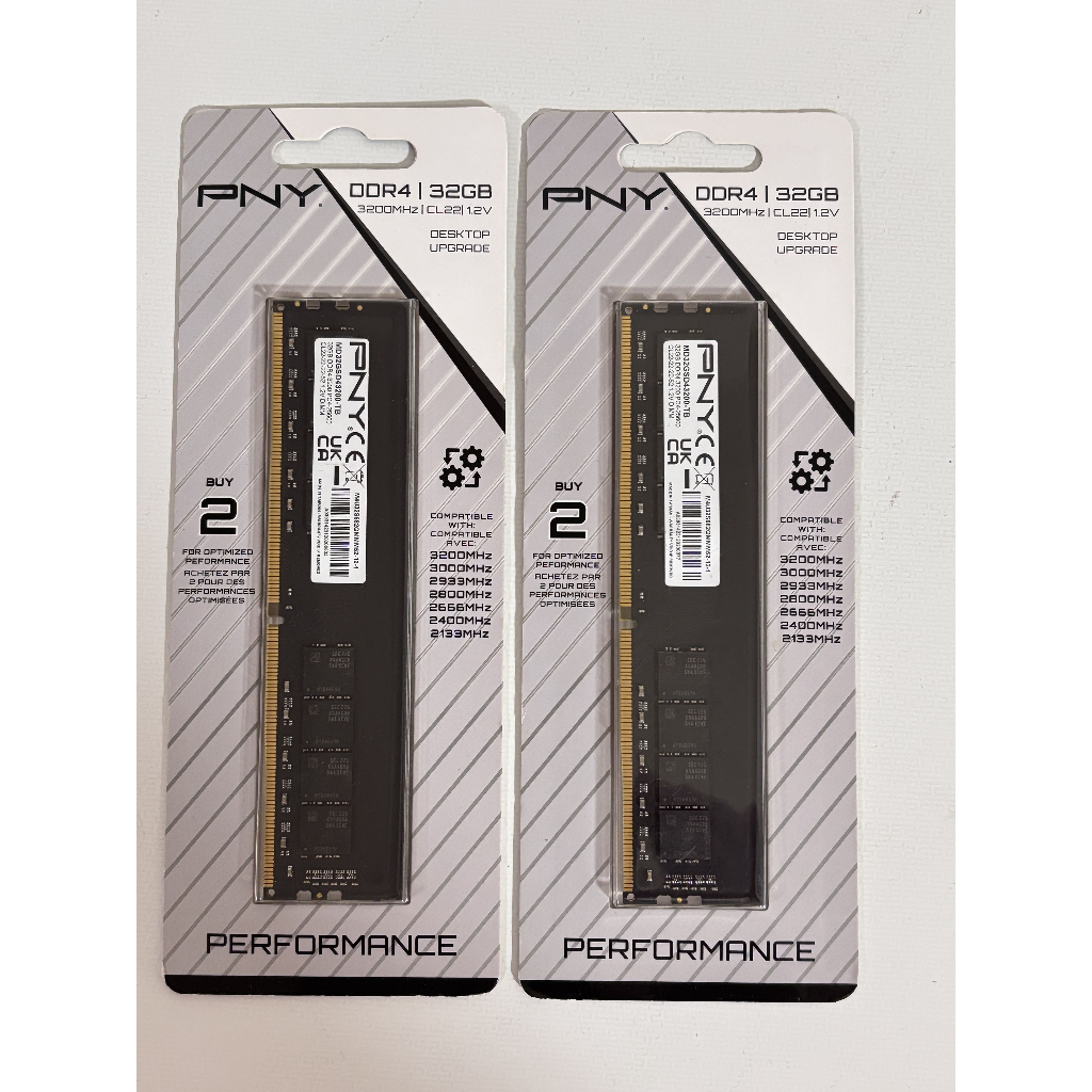 PNY DDR4 3200MHz 32GB 桌上型電腦記憶體 | 蝦皮購物