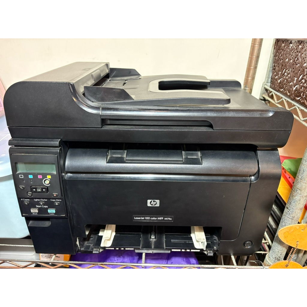 【二手】 HP LaserJet Pro 100 color MFP M175a彩色多功能印表機 送黑碳粉一個 免運 | 蝦皮購物