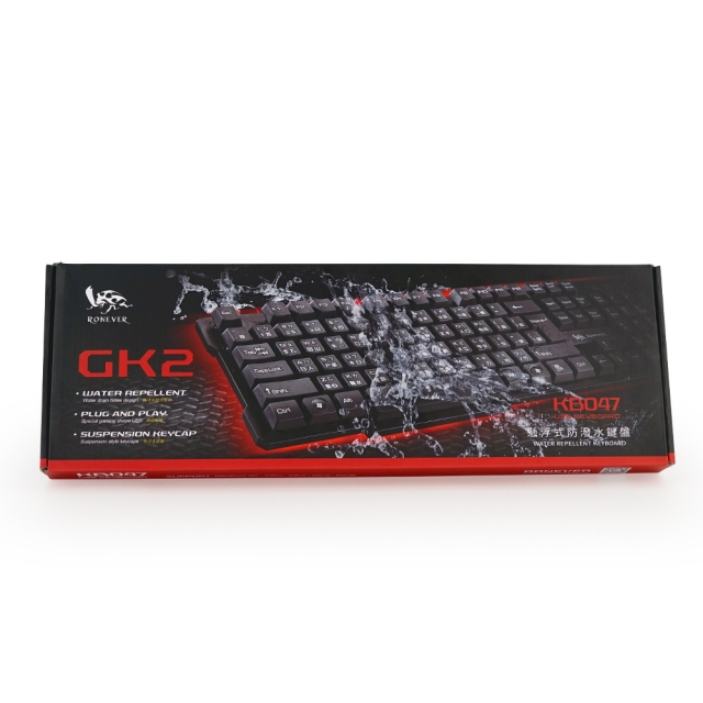 RONEVER GK2懸浮式防潑水鍵盤 KB047 | 蝦皮購物