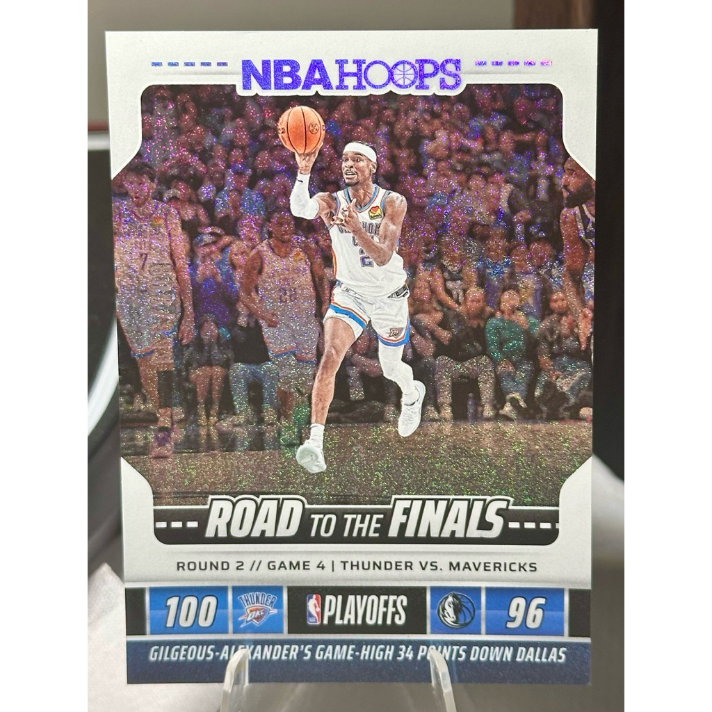 2024-25 Panini Hopps Shai Gilgeous-Alexander 限量/999 季後賽紀念特卡 | 蝦皮購物