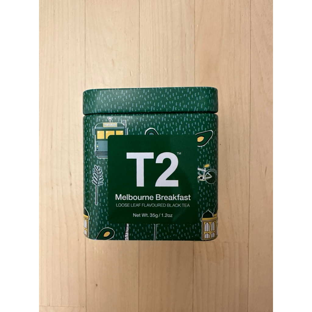 T2 茶包 茶葉 墨爾本早餐茶 Melbourne Breakfast 50g鐵盒 散茶 | 蝦皮購物