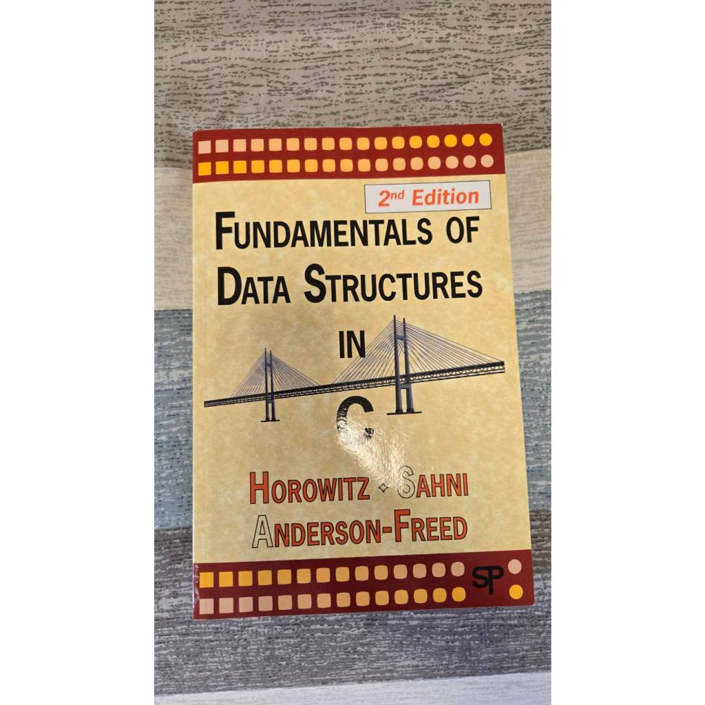 資料結構教科書 Fundamental of Data Structure in C 原文書 | 蝦皮購物
