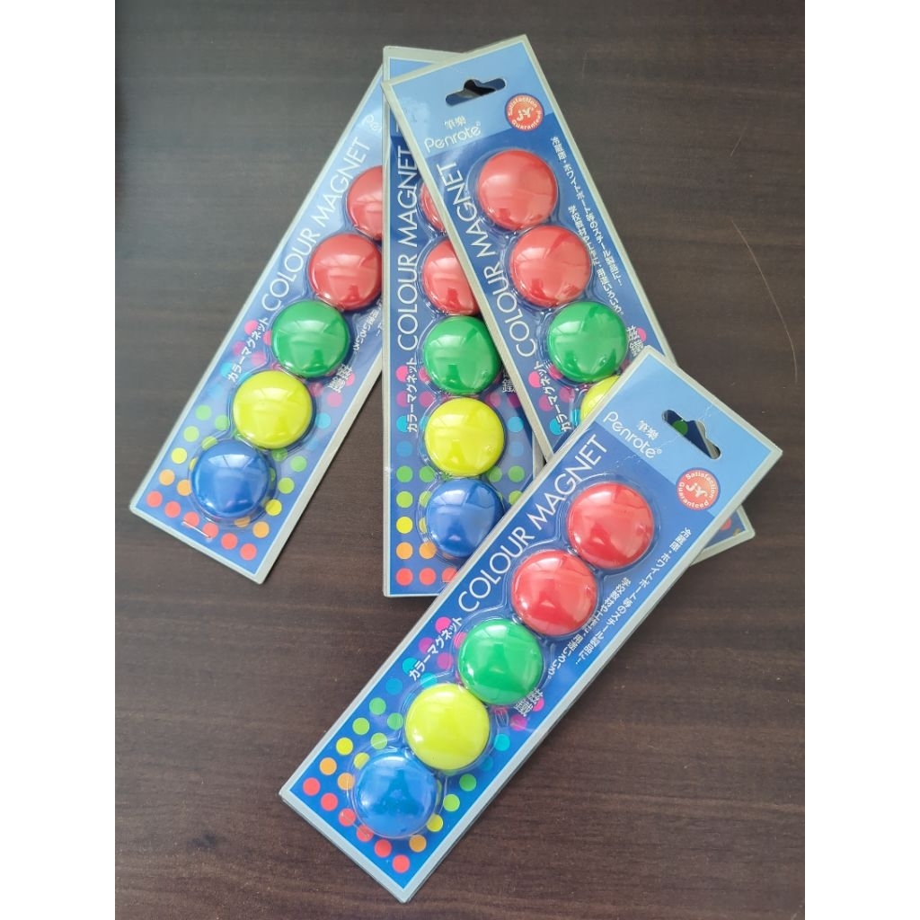 4入只要$30 筆樂 penrote 白板磁石 黑板用 彩色磁鐵 公司 學校 教學 雪櫃 冰箱 冷藏庫 吸磁 | 蝦皮購物