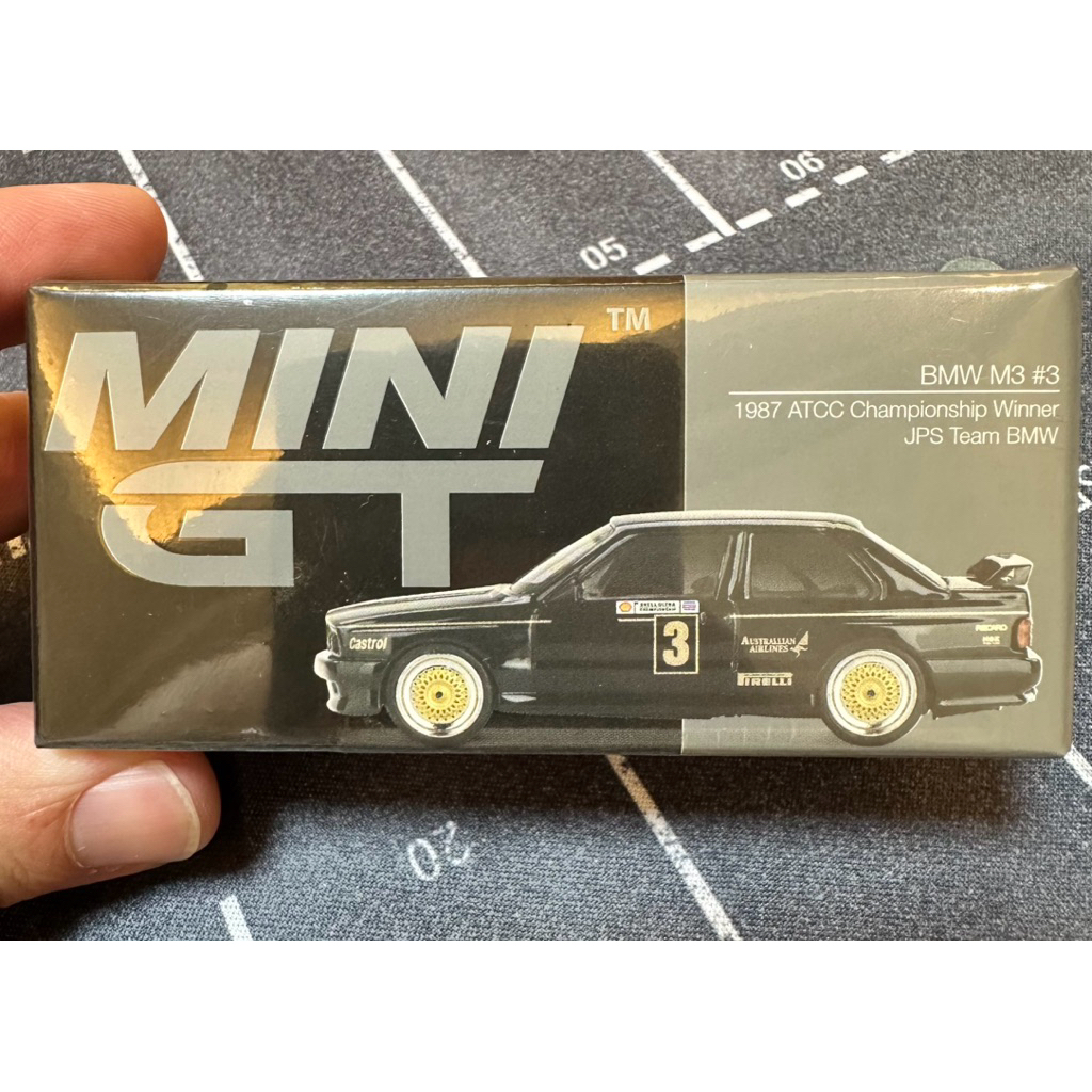 MINI GT #608 BMW M3 JPS Team 1987 ATCC 澳洲 限定(含水貼） | 蝦皮購物