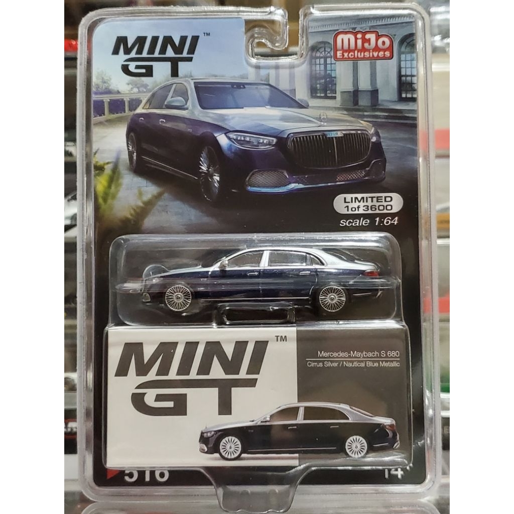 『瑕疵品』1/64 mini gt maybach s680 #516『美版吊卡』『漆面瑕疵如圖』 | 蝦皮購物