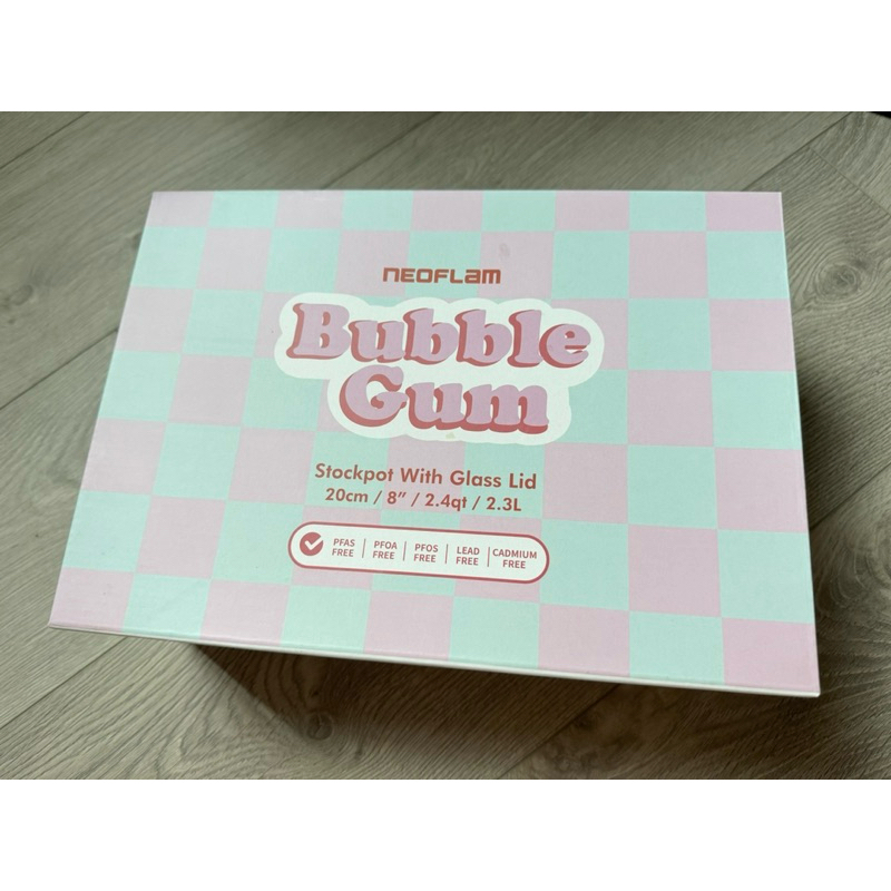 全新 NEOFLAM Bubble Gum系列20cm湯鍋+玻璃蓋 | 蝦皮購物