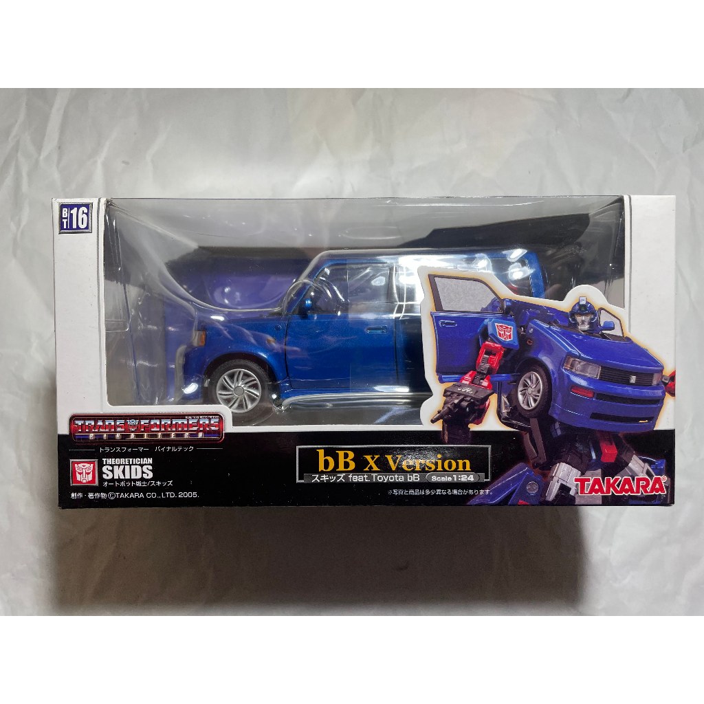 [全新未開] [再版] 變形金剛 BT Binaltech 16 煞車 剎車 SKIDS Toyota bB | 蝦皮購物