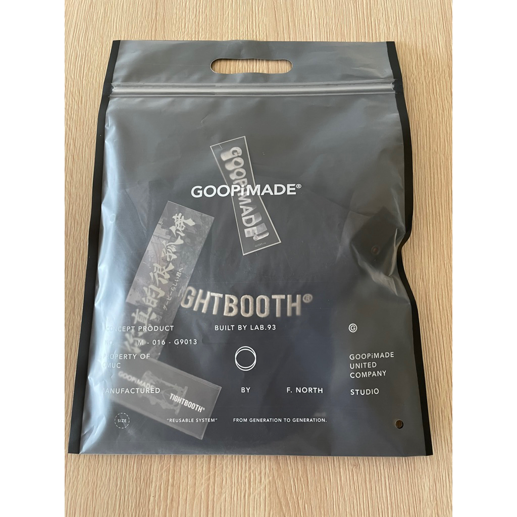 GOOPiMADE TIGHTBOOTH “GTB-01A” Co-Create Logo Tech Cap Black | 蝦皮購物