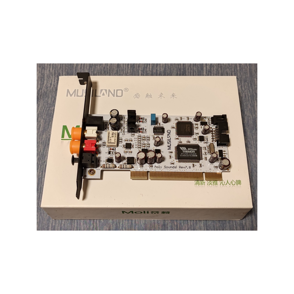 樂之邦 MUSILAND 茉莉 Moli PCI 音效卡 | 蝦皮購物