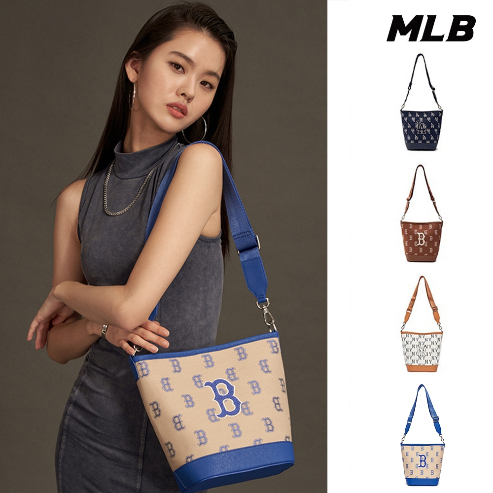 MLB 托特包 水桶包 MONOGRAM系列 道奇/紅襪/洋基隊 (3ABML023N-四色任選)【官方旗艦店】 | 蝦皮購物