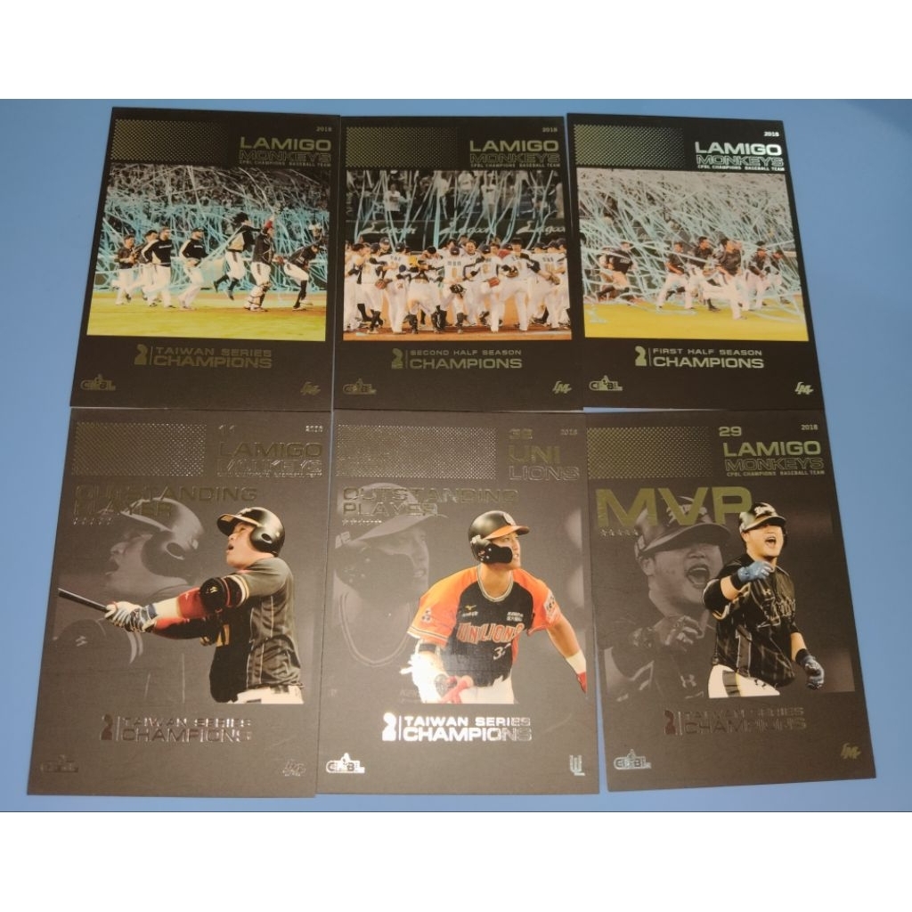 總冠軍賽一套6張 陳俊秀 林泓育 蘇智傑 統一獅 Lamigo桃猿 2018 中華職棒27年 | 蝦皮購物