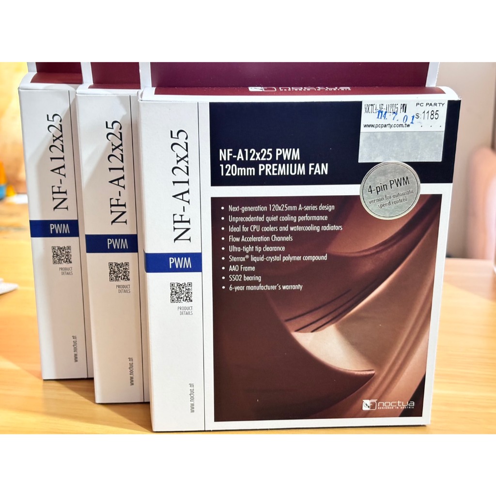 貓頭鷹 Noctua NF-A12x25 PWM SSO2 12公分 磁穩軸承AAO防震靜音扇 | 蝦皮購物