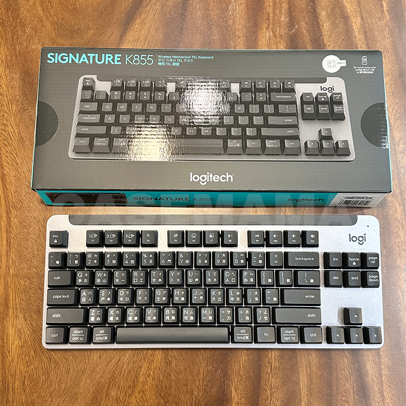 幾乎全新 羅技 logitech Signature K855 無線機械鍵盤 TKL 雙模多工 藍牙 無線鍵盤 包郵 | 蝦皮購物
