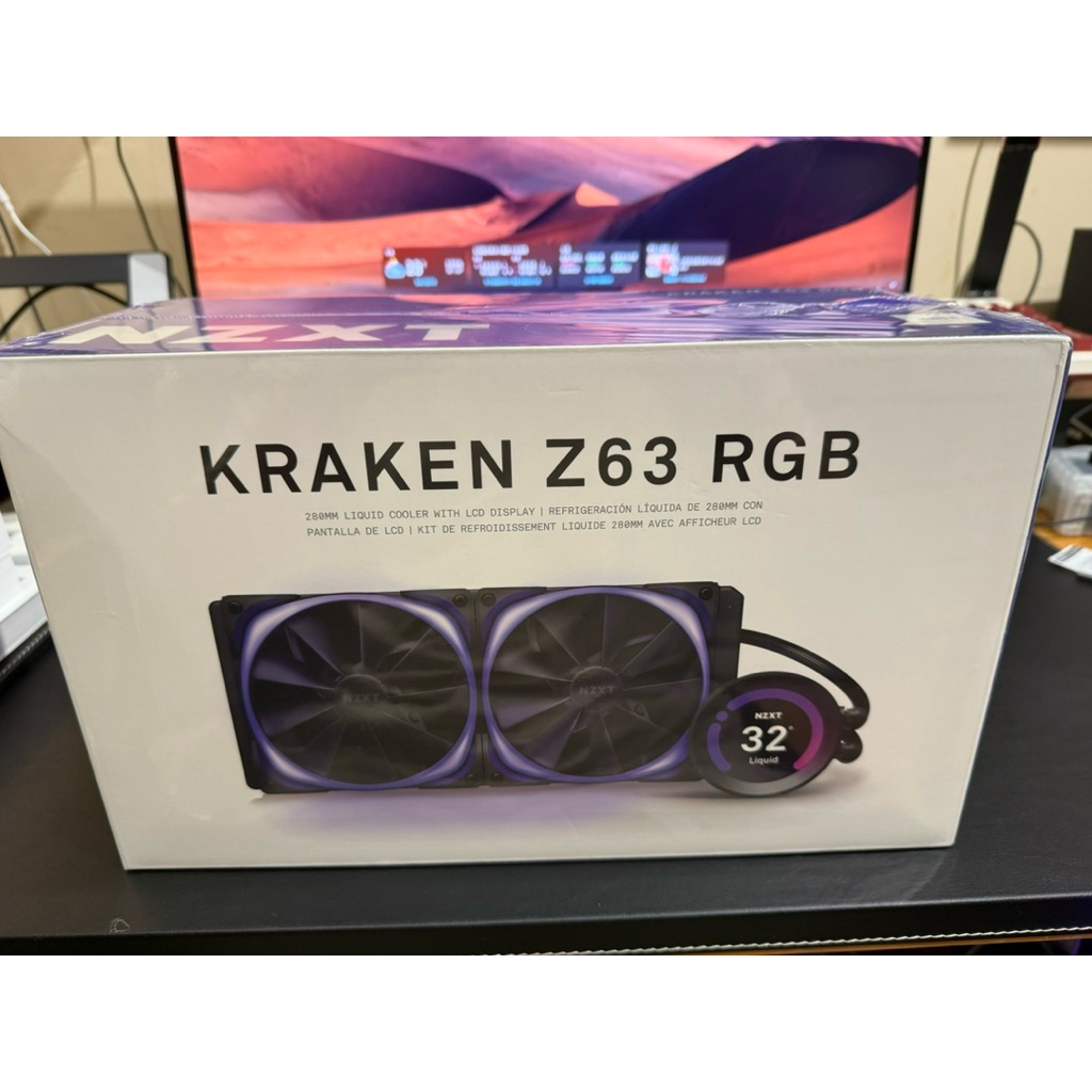 Kraken Z63 RGB NZXT CPU 水冷 白色 am4 | 蝦皮購物