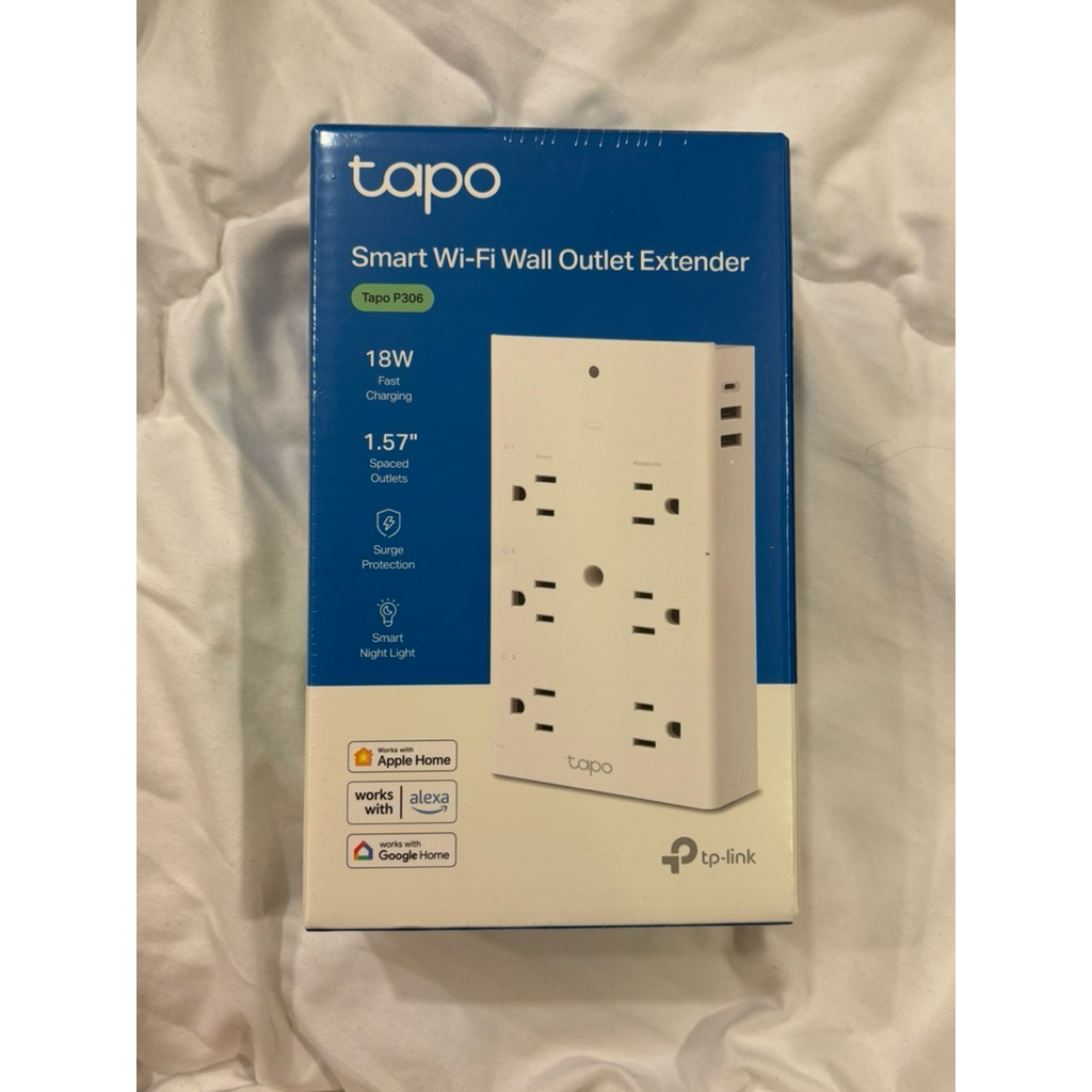 TP-Link Tapo P306 Wi-Fi無線網路 HomeKit 智慧擴充插座 開關 USB快充 | 蝦皮購物