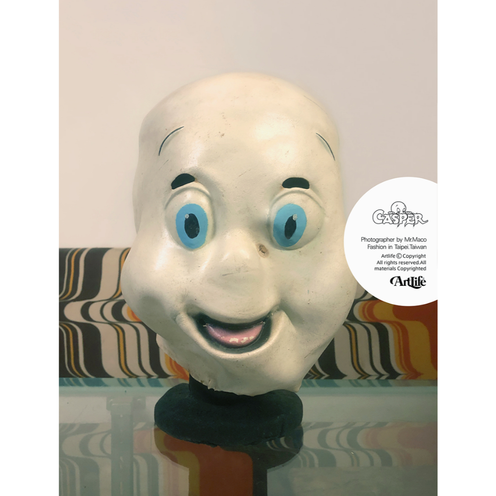 Artlife ㊁ CASPER 1995 GHOST LATEX MASK 經典 鬼馬小精靈 乳膠 面具 | 蝦皮購物