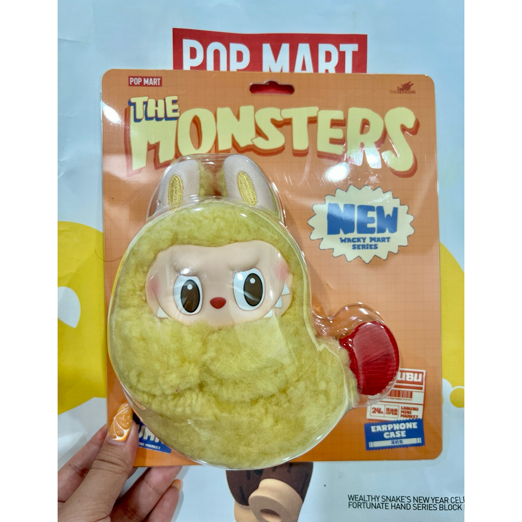 【MIGUNO現貨】POP MART泡泡瑪特 拉布布 LABUBU 炸蝦耳機包 全新 正版 搞怪便利店 耳機 配件 掛件 | 蝦皮購物