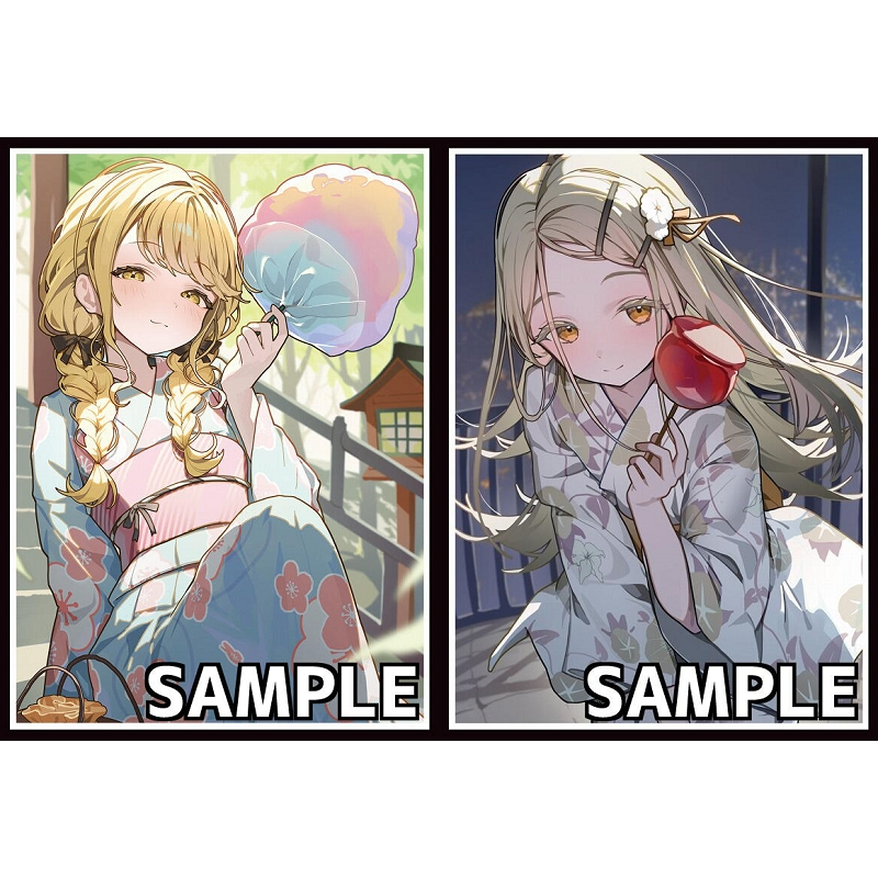 【角色卡套】 學園偶像大師 藤田琴音 篠澤廣 浴衣ver C104 同人會場限定卡套組 | 蝦皮購物