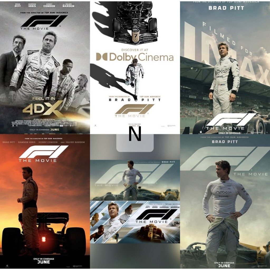 代購 F1電影 原文海報 魔幻時刻A3海報 Dolby IMAX F1海報 布萊德彼特 杜比海報 電影 布萊德彼特海報 | 蝦皮購物